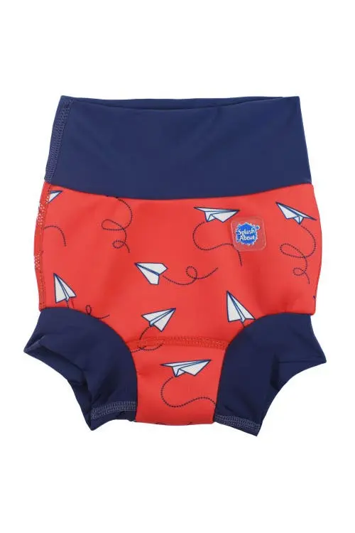 SPLASH ABOUT Reusable Swim Diaper - Paper Planes Red