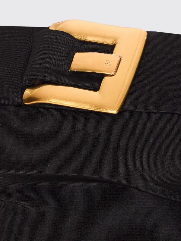 Balmain One-piece Swimsuit With Embellished Buckle