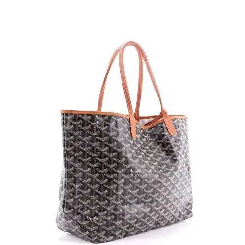 Goyard Saint Louis Tote Coated Canvas Pm - Brown