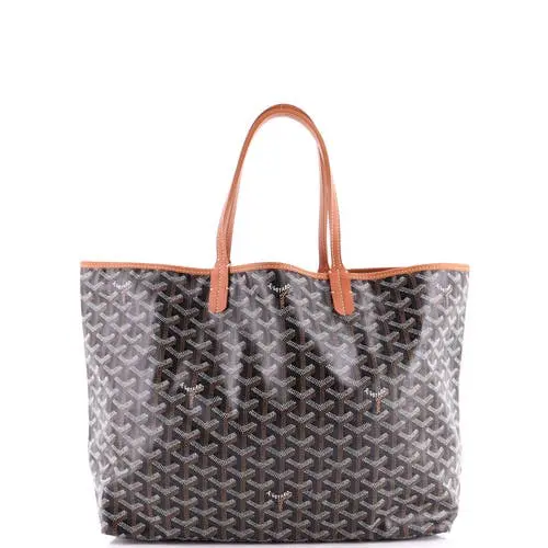 Goyard Saint Louis Tote Coated Canvas Pm - Brown