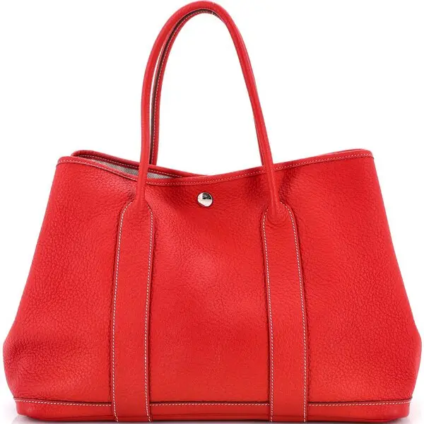 Hermès Garden Party Tote Leather 36 - Red