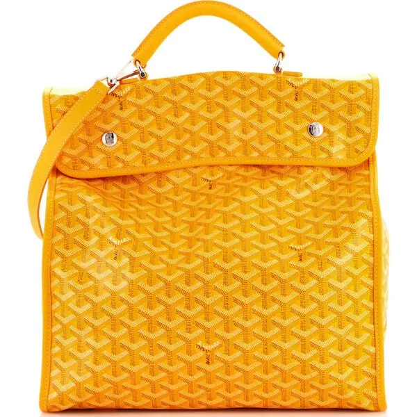 GOYARD Saint Leger Briefcase Backpack Coated Canvas