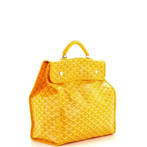GOYARD Saint Leger Briefcase Backpack Coated Canvas