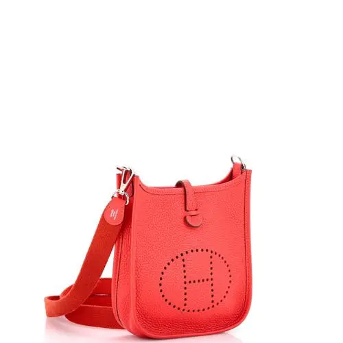 Hermès Evelyne Bag Gen Iii Clemence Tpm - Red