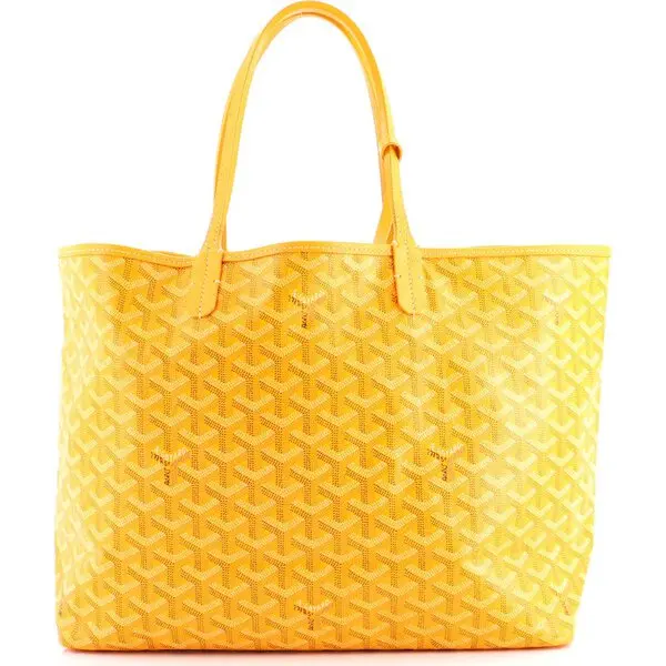 GOYARD Saint Louis Tote Coated Canvas Pm - Yellow
