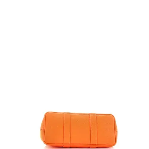 Hermès Garden Party Tote Toile And Leather 30 - Orange