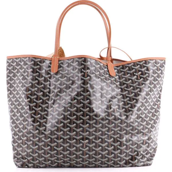 Goyard Saint Louis Tote Coated Canvas Gm - Brown