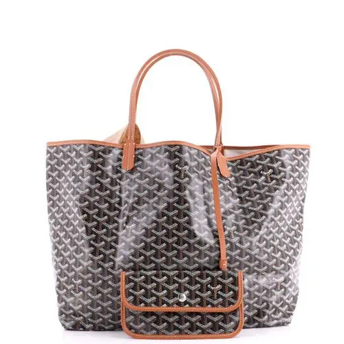 Goyard Saint Louis Tote Coated Canvas Gm - Brown