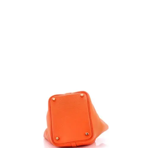 Hermès Picotin Lock Bag Clemence Pm - Feu