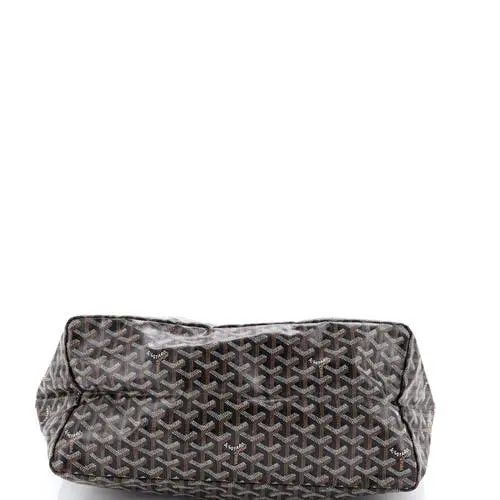 Goyard Saint Louis Tote Coated Canvas Gm - Black