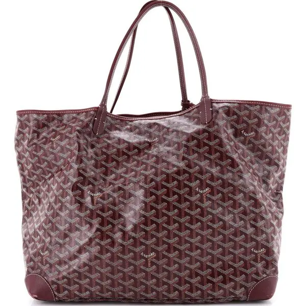 Goyard Artois Tote Coated Canvas Mm - Red