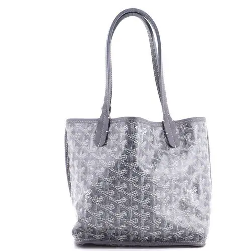 Goyard Anjou Reversible Tote Coated Canvas Mini - Grey