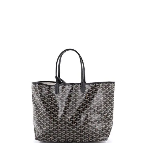 Goyard Saint Louis Pm Tote Coated Canvas - Black