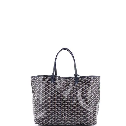 Goyard Saint Louis Printed Coated Canvas Pm Tote - Blue