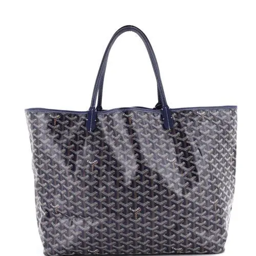 Goyard Saint Louis Tote Coated Canvas Gm - Blue
