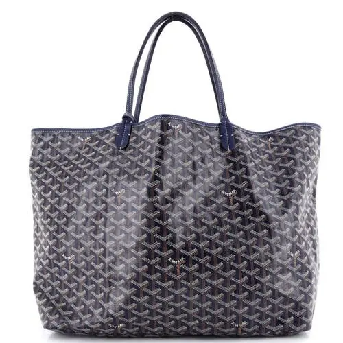 Goyard Saint Louis Tote Coated Canvas Gm - Blue