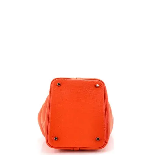 Hermès Picotin Lock Bag Clemence Mm - Feu