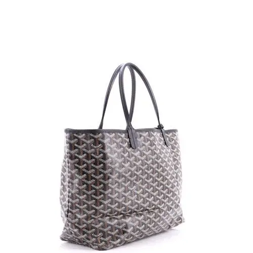 Goyard Saint Louis Pm Tote Coated Canvas - Black