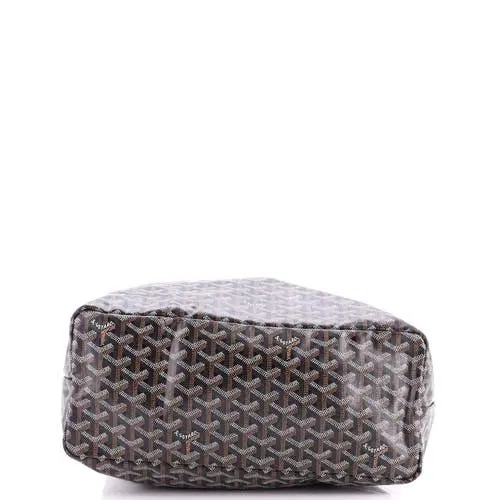 Goyard Saint Louis Pm Tote Coated Canvas - Black