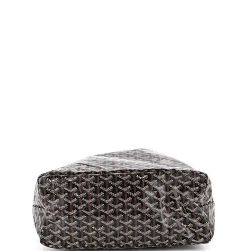 Goyard Saint Louis Tote Coated Canvas Pm - Black