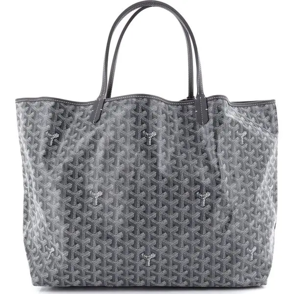 Goyard Saint Louis Tote Coated Canvas Gm - Grey