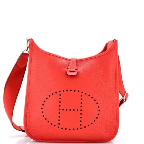 Hermès Evelyne Bag Gen Iii Clemence Pm - Red