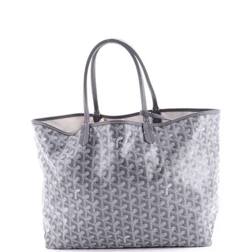 Goyard Saint Louis Tote Coated Canvas Pm - Grey