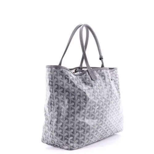Goyard Saint Louis Tote Coated Canvas Pm - Grey