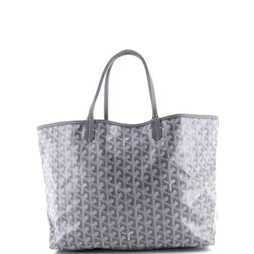Goyard Saint Louis Tote Coated Canvas Pm - Grey