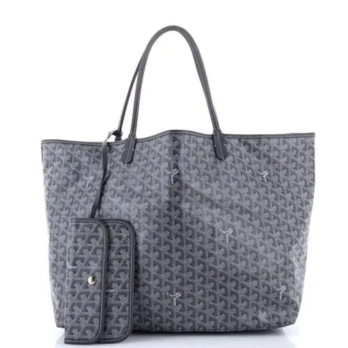 Goyard Saint Louis Tote Coated Canvas Gm - Grey