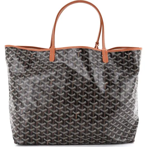 Goyard Saint Louis Tote Coated Canvas Gm - Brown