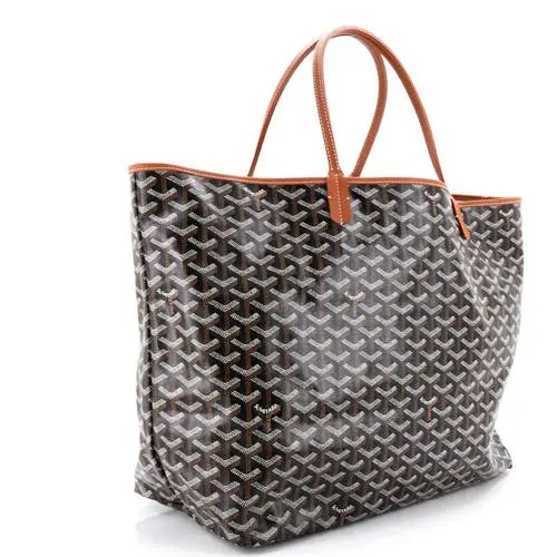 Goyard Saint Louis Tote Coated Canvas Gm - Brown