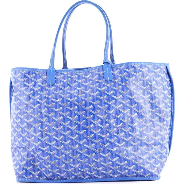 GOYARD Anjou Reversible Tote Coated Canvas Pm - Blue