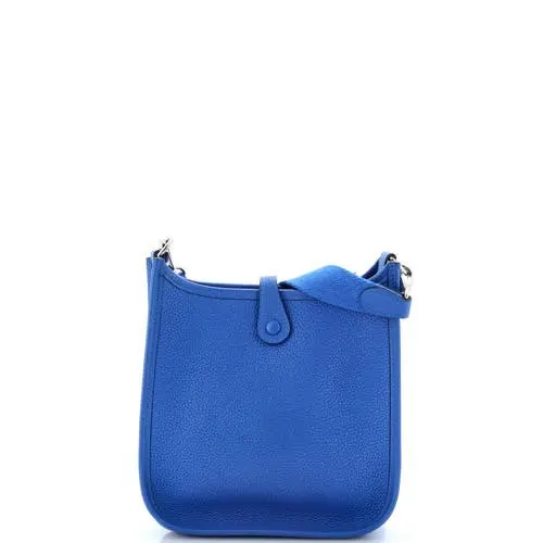 Hermès Evelyne Bag Gen Iii Maurice Tpm Leather Shoulder Bag - Blue