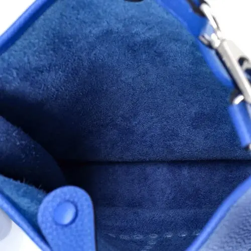 Hermès Evelyne Bag Gen Iii Maurice Tpm Leather Shoulder Bag - Blue