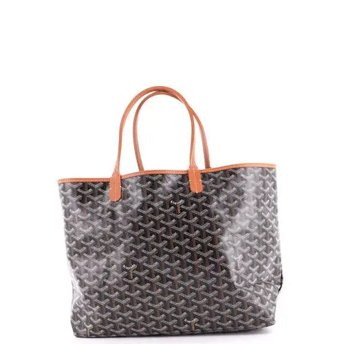 Goyard Saint Louis Tote Coated Canvas Pm - Brown