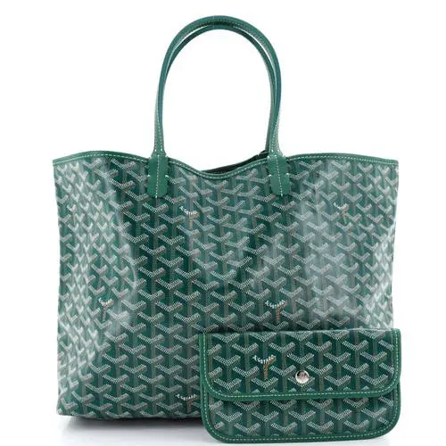 Goyard Saint Louis Pm Tote Coated Canvas - Green