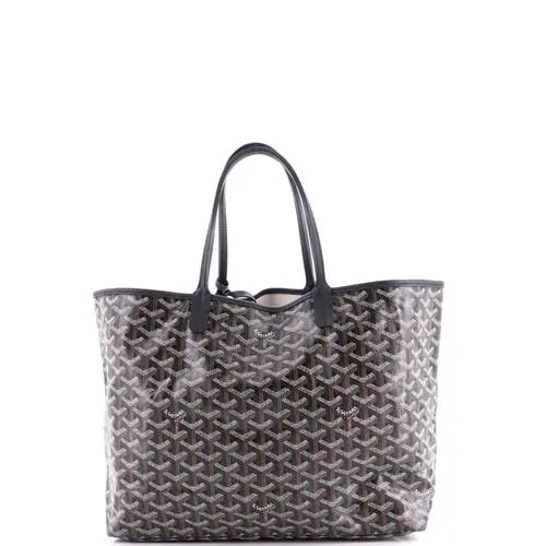 Goyard Saint Louis Pm Tote Coated Canvas - Black