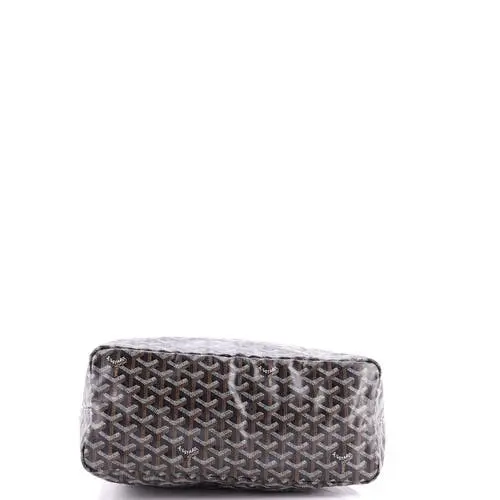 Goyard Saint Louis Pm Tote Coated Canvas - Black