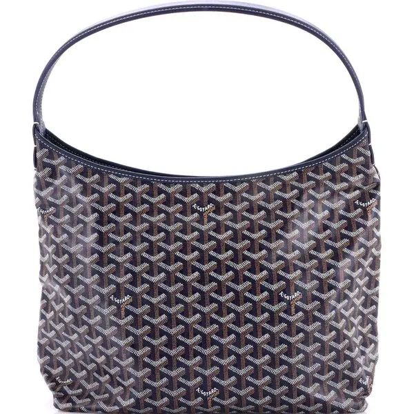 GOYARD Boheme Hobo Coated Canvas - Blue