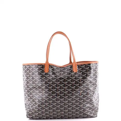 Goyard Saint Louis Pm Tote Coated Canvas - Brown