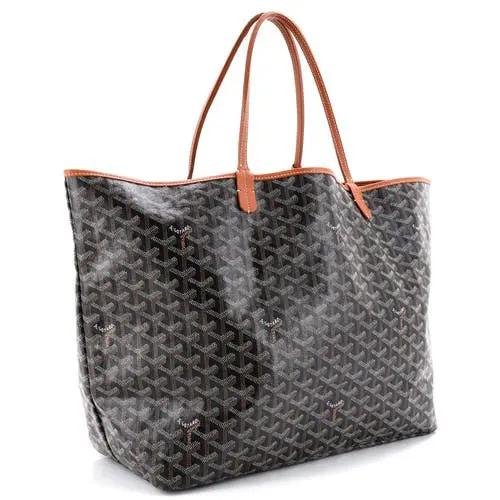 Goyard Saint Louis Tote Coated Canvas Gm - Brown