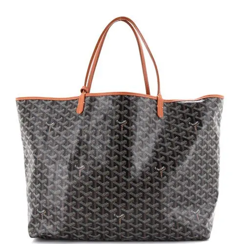Goyard Saint Louis Tote Coated Canvas Gm - Brown