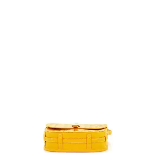 Goyard Belvedere Ii Messenger Bag Coated Canvas Pm - Yellow