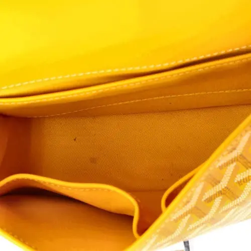 Goyard Belvedere Ii Messenger Bag Coated Canvas Pm - Yellow