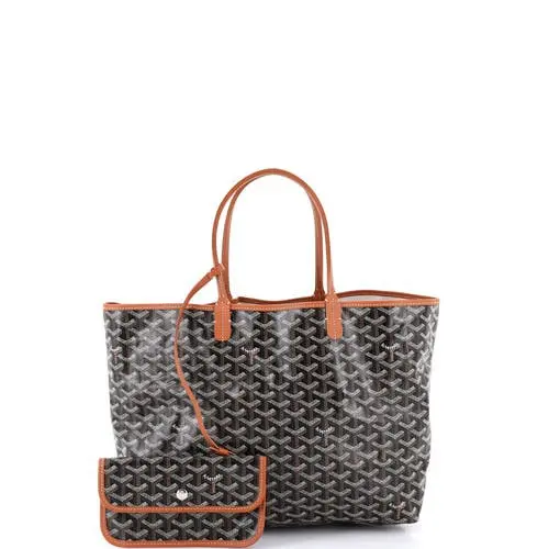Goyard Saint Louis Tote Coated Canvas Pm - Brown