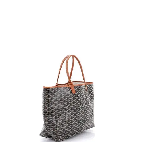 Goyard Saint Louis Tote Coated Canvas Pm - Brown