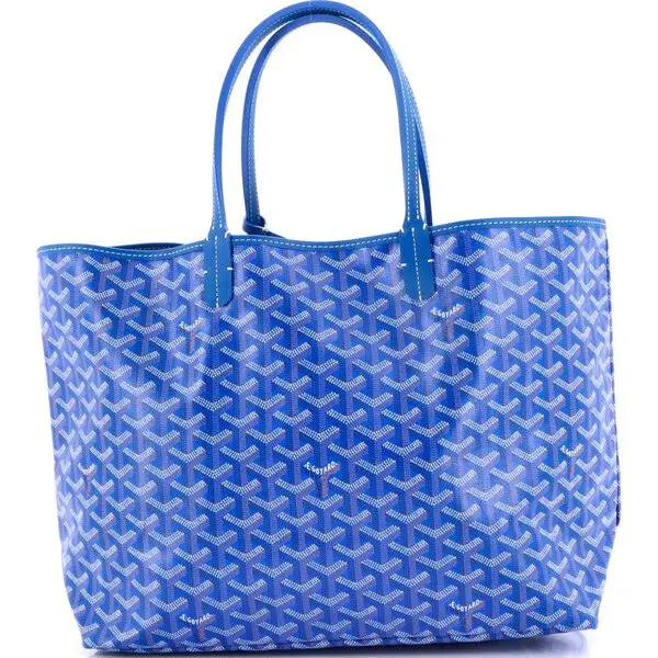 Goyard Saint Louis Pm Tote Coated Canvas - Blue