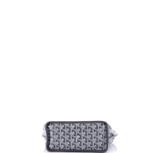 Goyard Anjou Reversible Tote Coated Canvas Mini - Grey