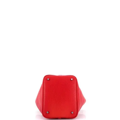Hermès Picotin Lock Bag Clemence Mm - Red